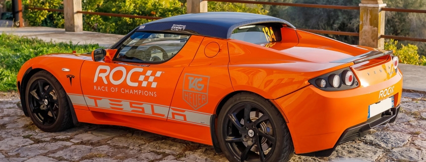 Conduire la Tesla Roadster RoC 2010 de Michael Schumacher, c’est ...