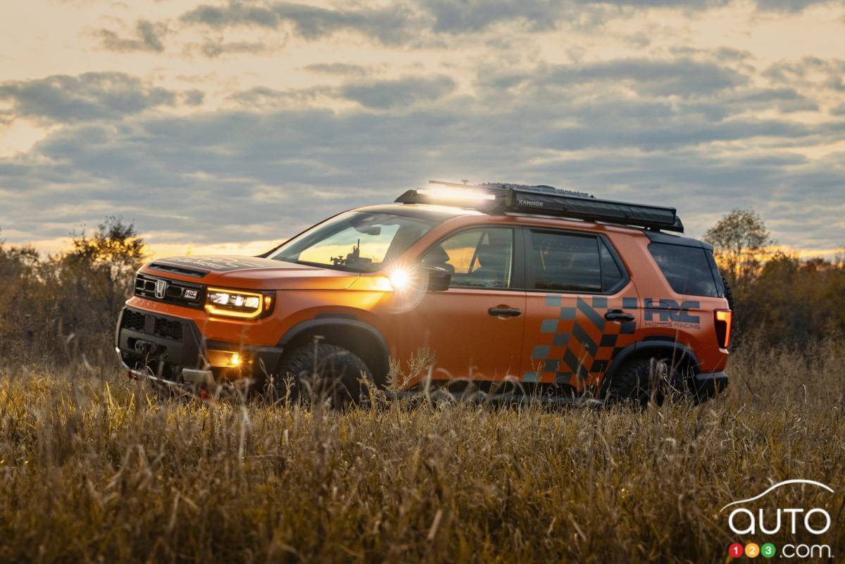 Honda Passport TrailSport HRC Concept, un aventurier dévoilé au SEMA ...